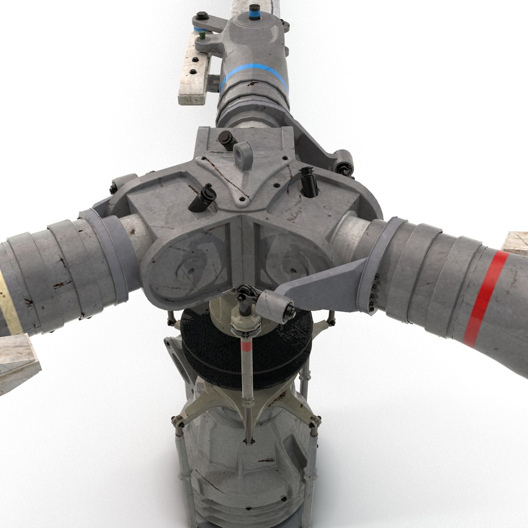 Helicopter Main Rotor 3d Model