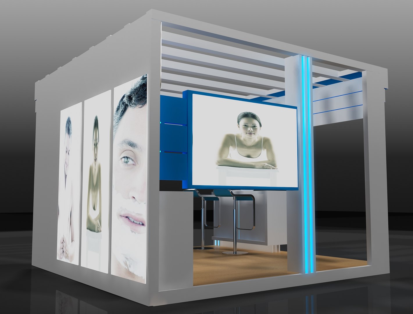 maya booth exhibition