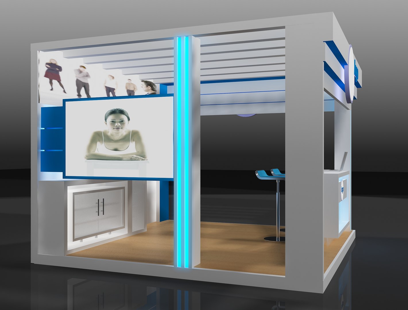 maya booth exhibition