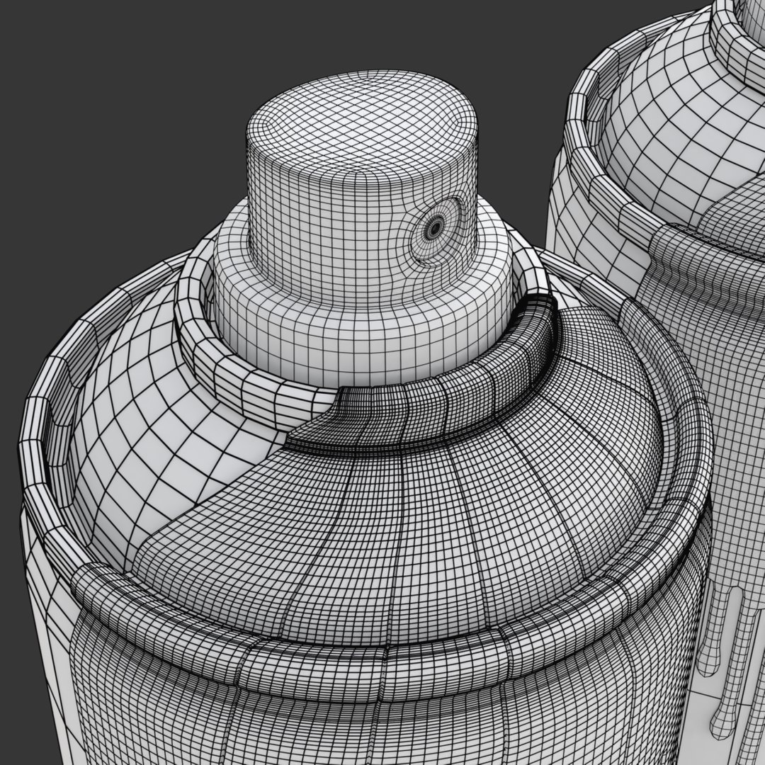 Container paint spray 3D model - TurboSquid 1324576