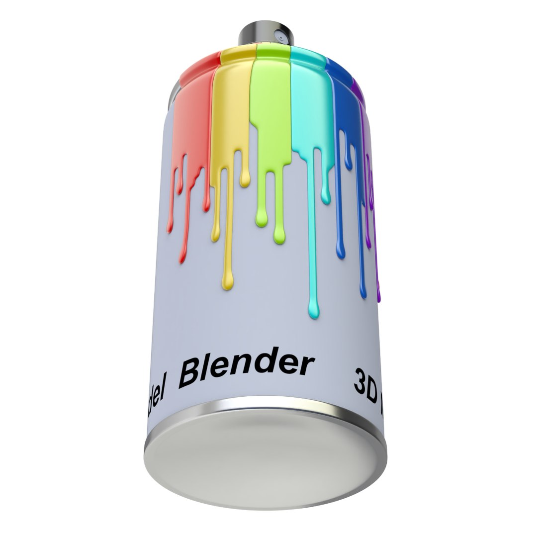 Container paint spray 3D model - TurboSquid 1324576