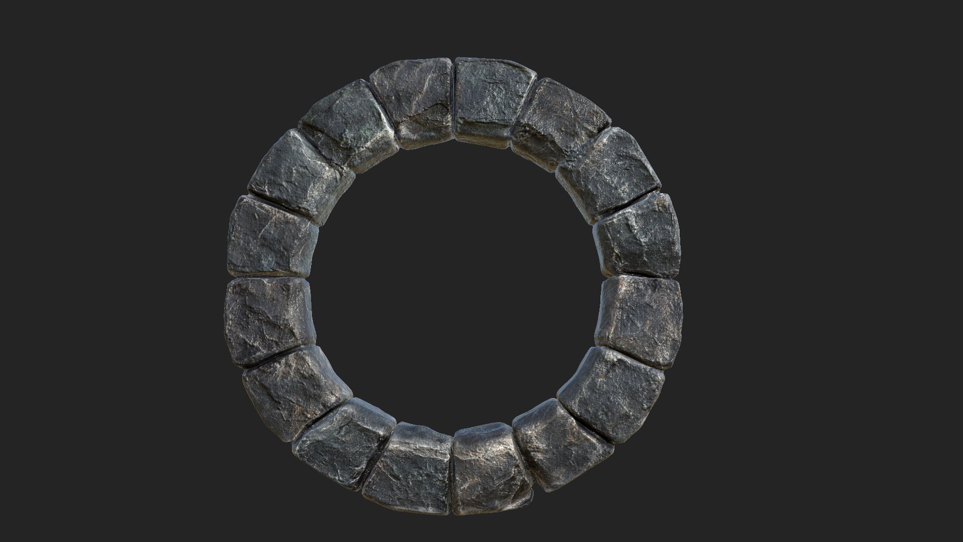 3D Model Stone Gate - TurboSquid 2289854