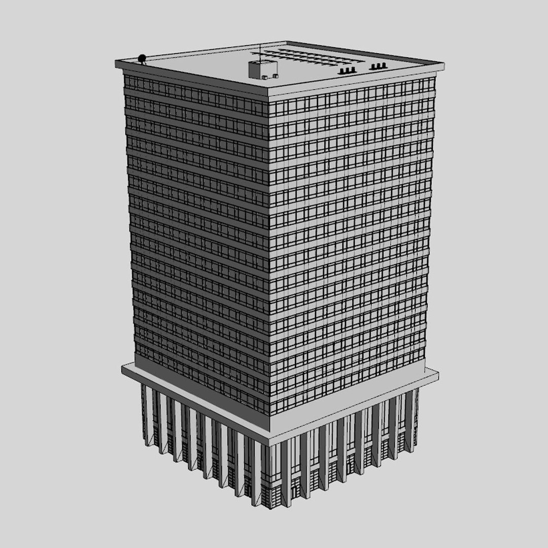 3d Max Building Office