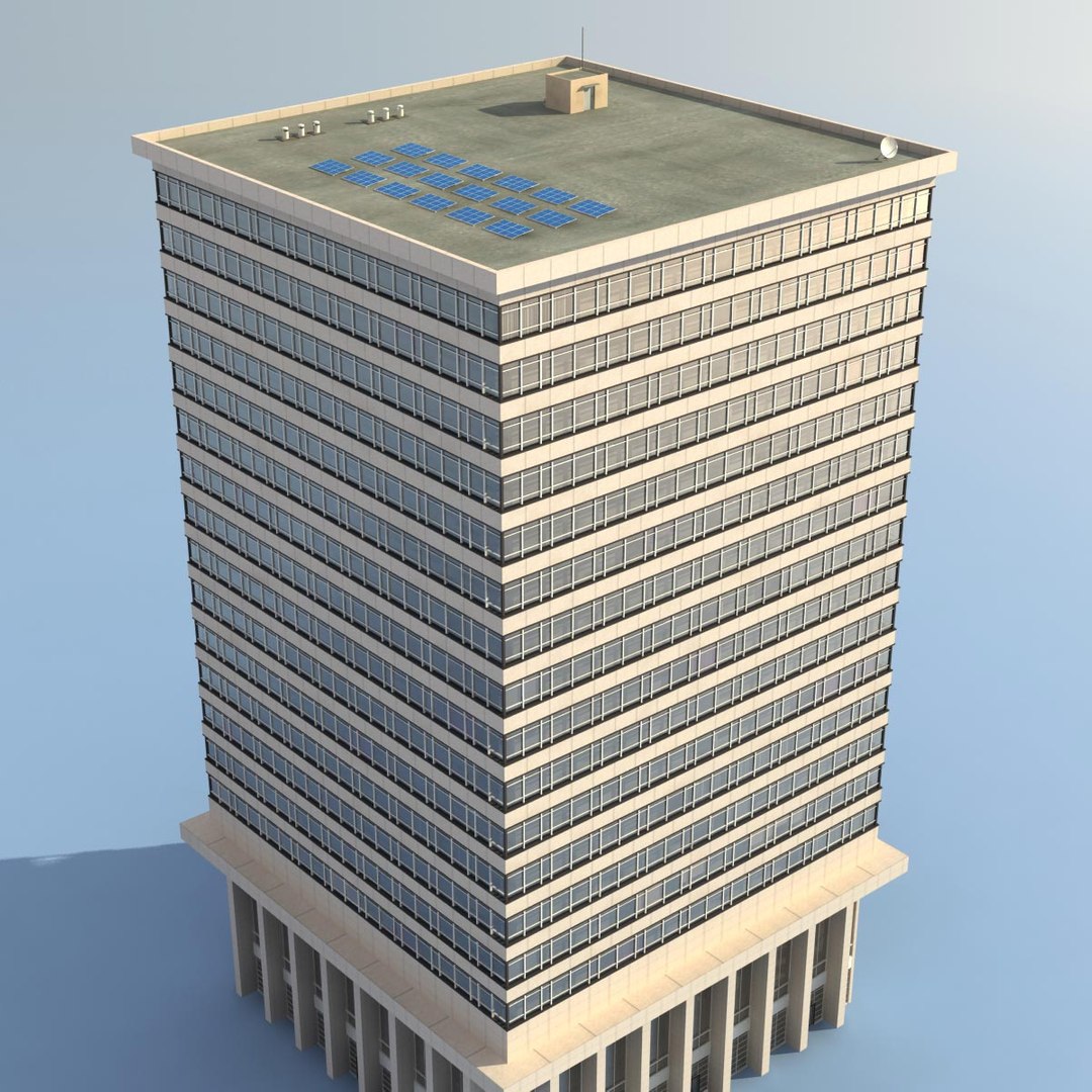 3d Max Building Office