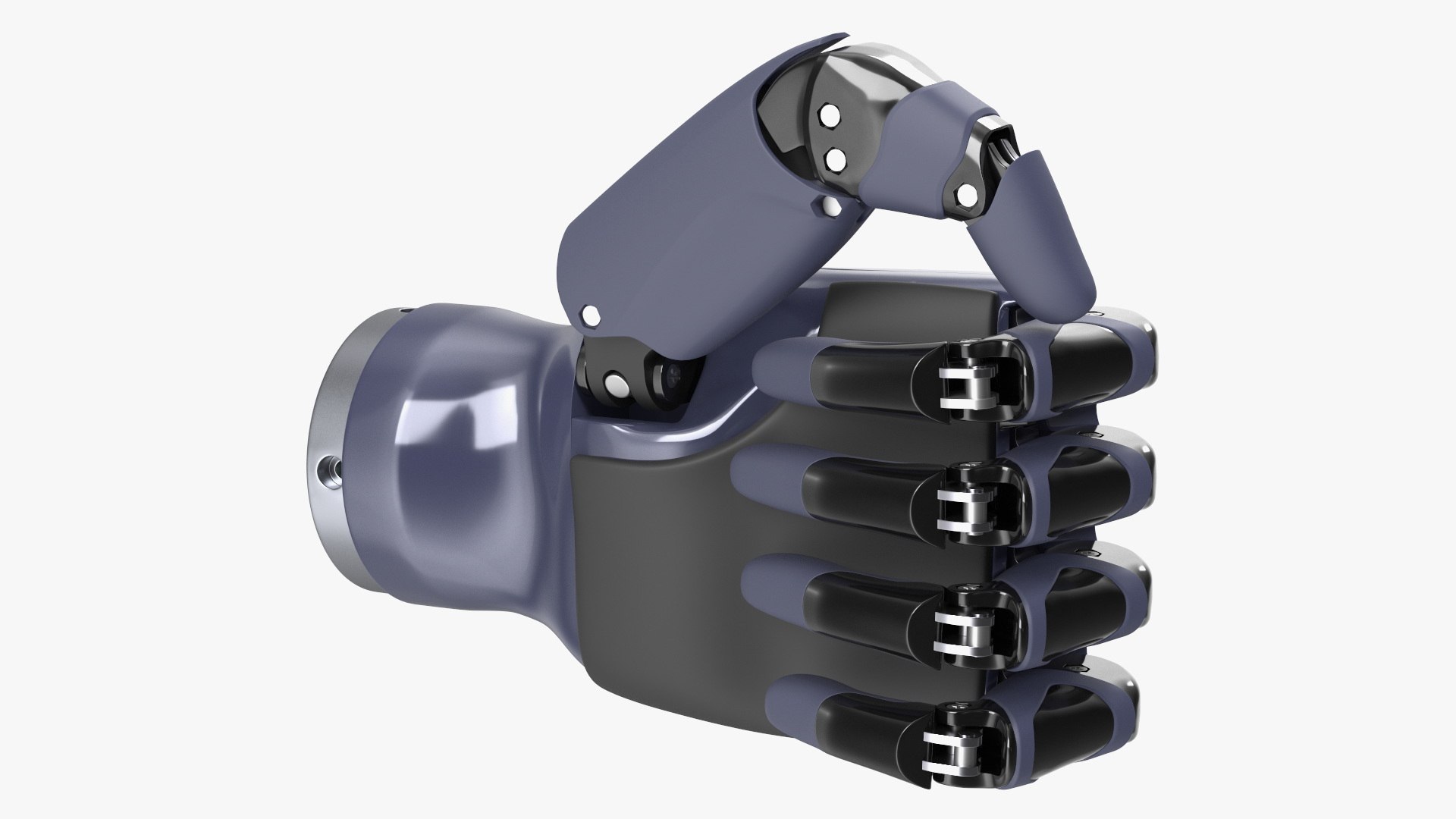 Left Dexterous Robot Hand Rigged Model - TurboSquid 2328682