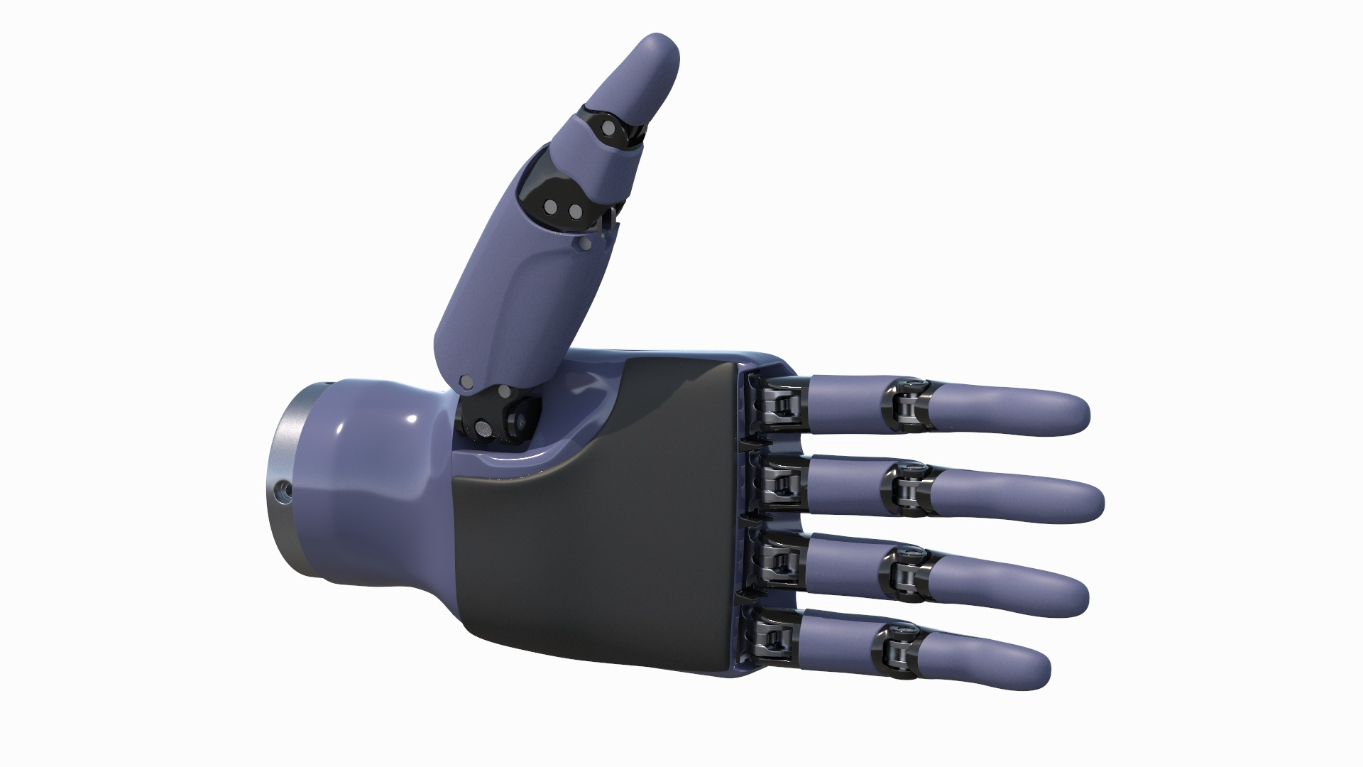 Left Dexterous Robot Hand Rigged Model - TurboSquid 2328682