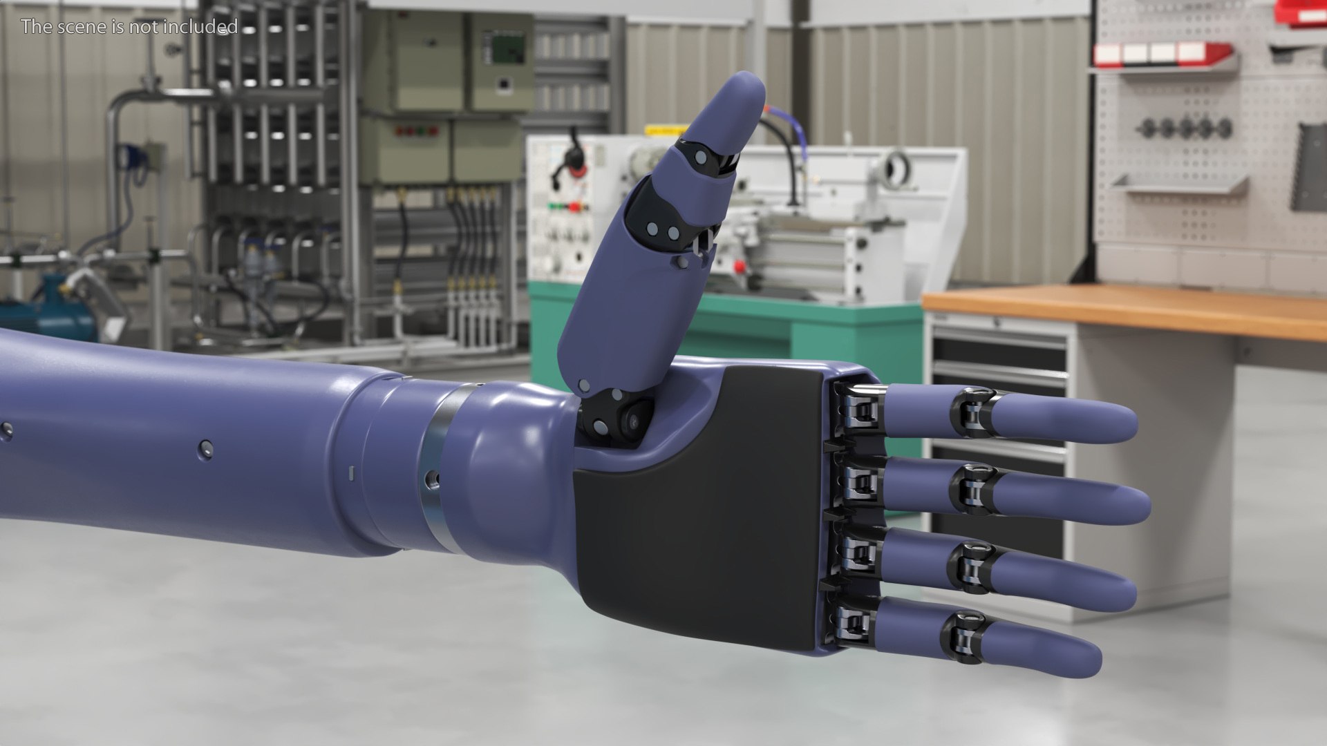 Left Dexterous Robot Hand Rigged Model - TurboSquid 2328682