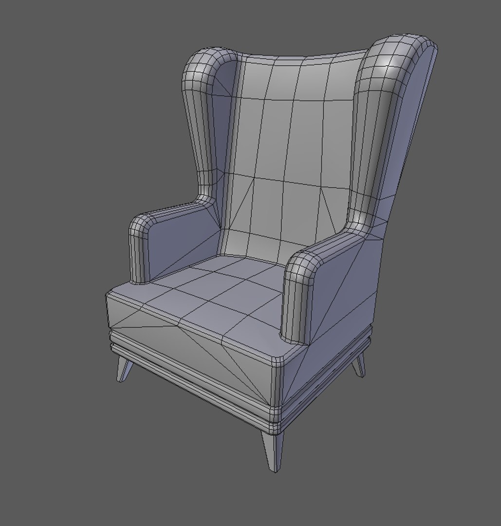 Old Chair Model - TurboSquid 1541974
