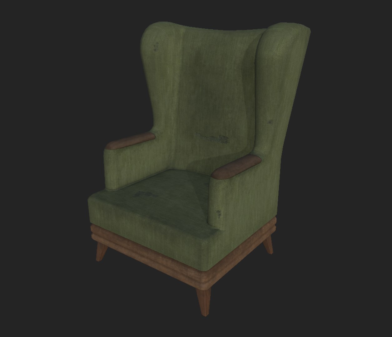 Old Chair Model - TurboSquid 1541974