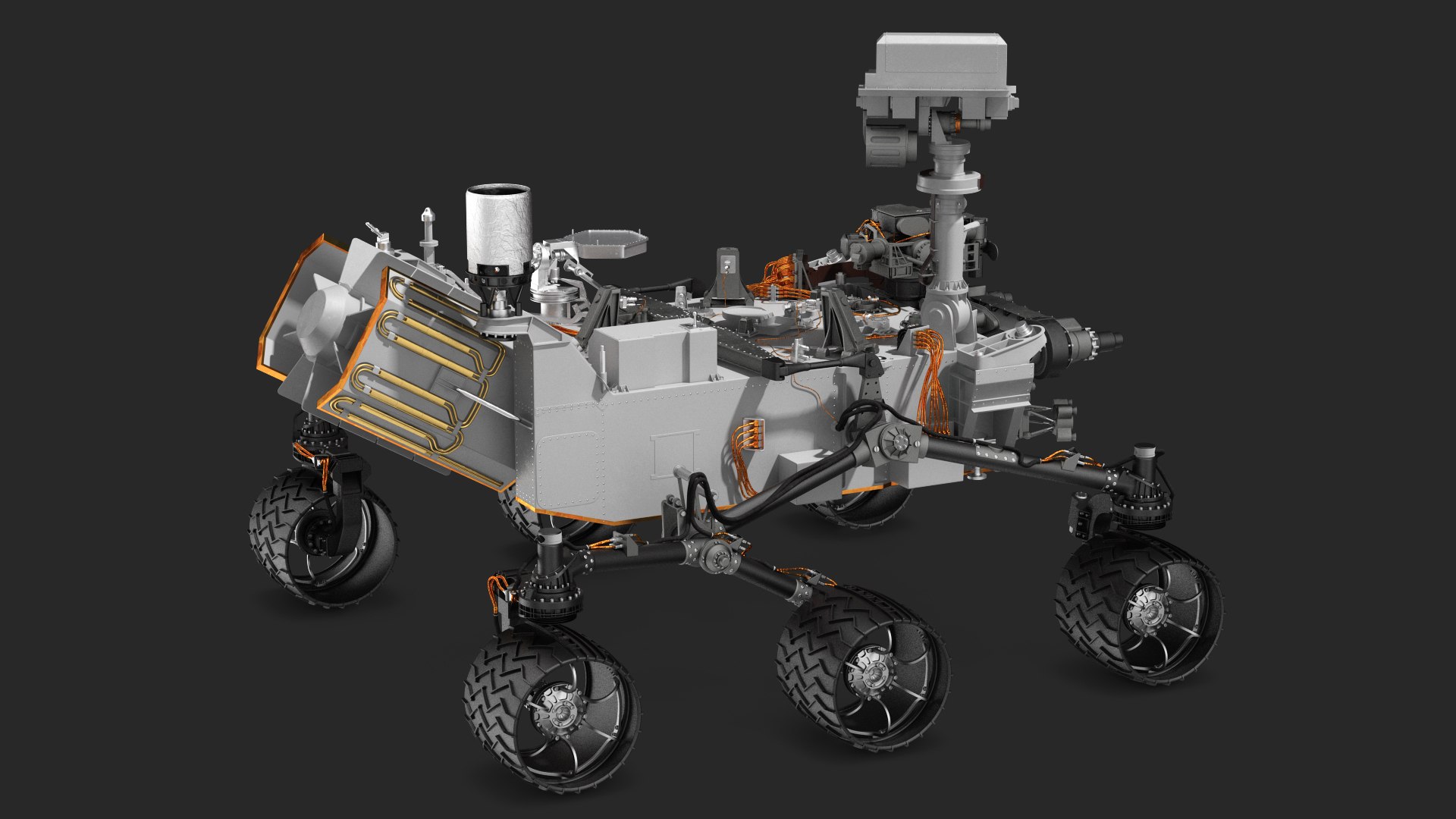 3D Mars Exploration Rover Rigged - TurboSquid 2384554