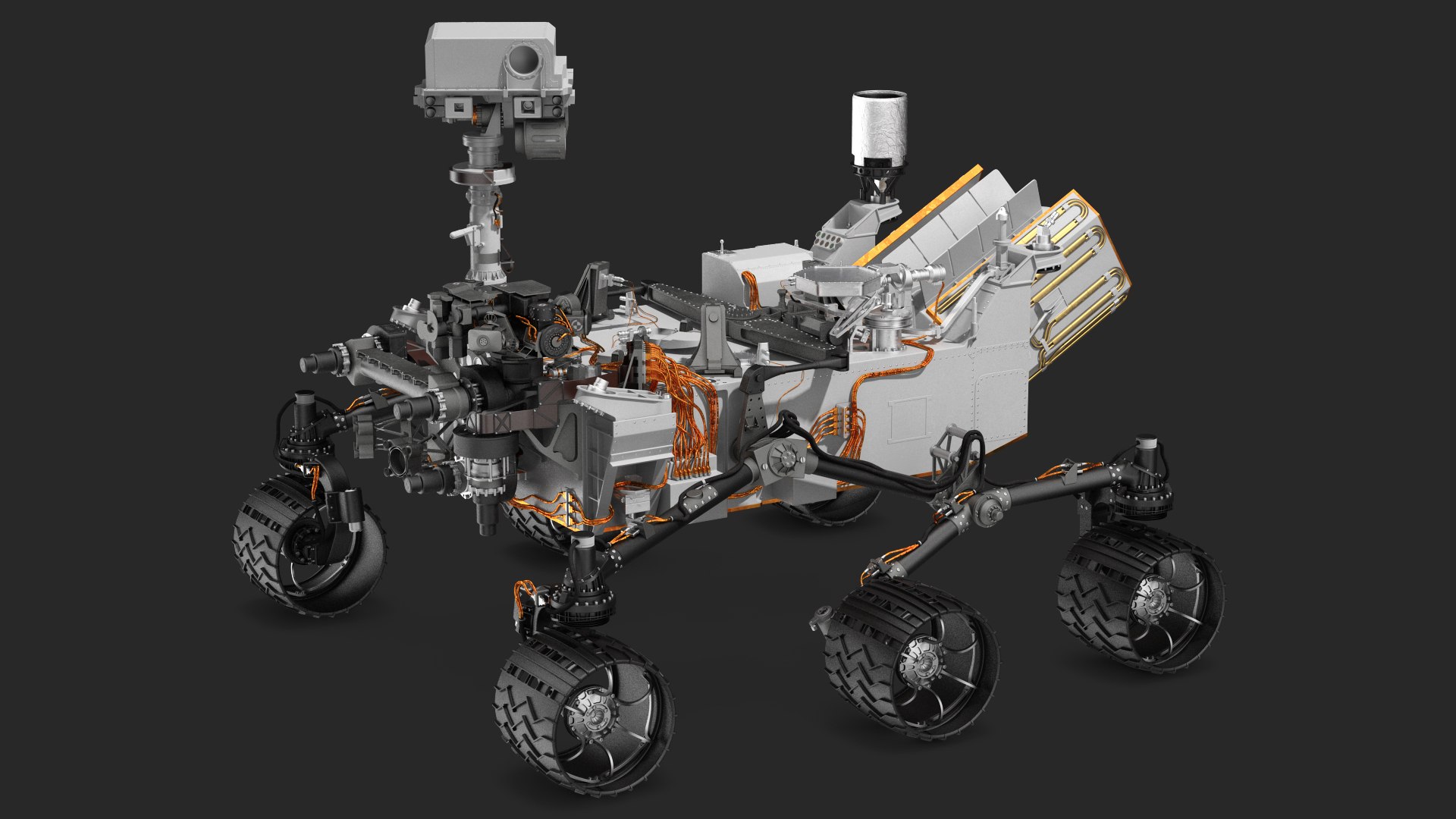 3D Mars Exploration Rover Rigged - TurboSquid 2384554