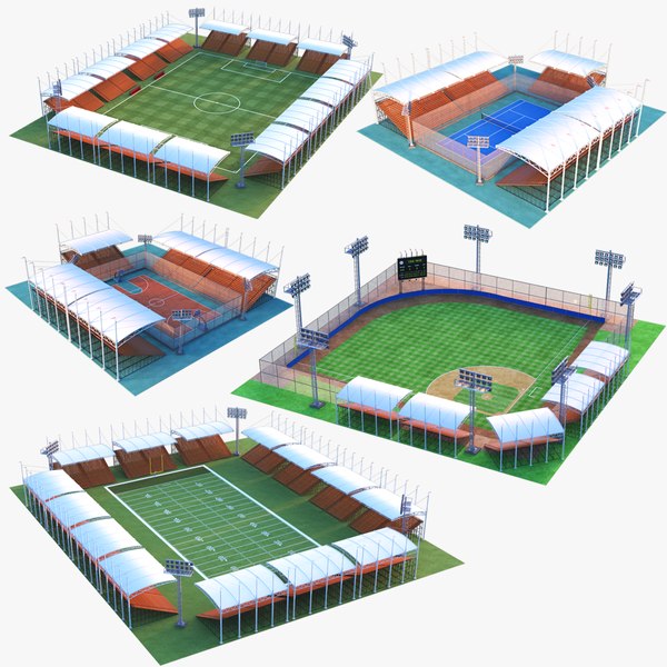football stadium 3d 3ds