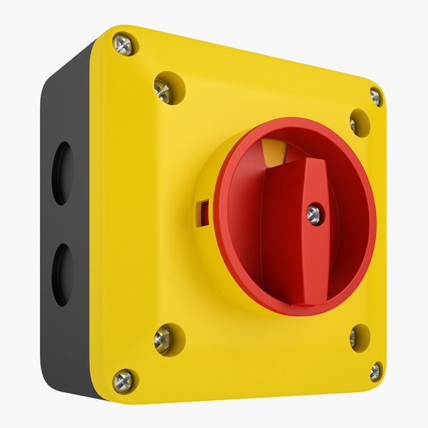 Enclosed disconnect switch 3D model - TurboSquid 1249325
