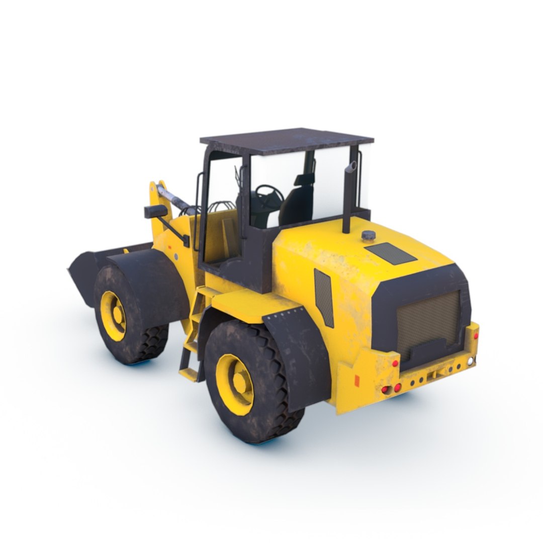 Wheel loader 3D model - TurboSquid 1213260