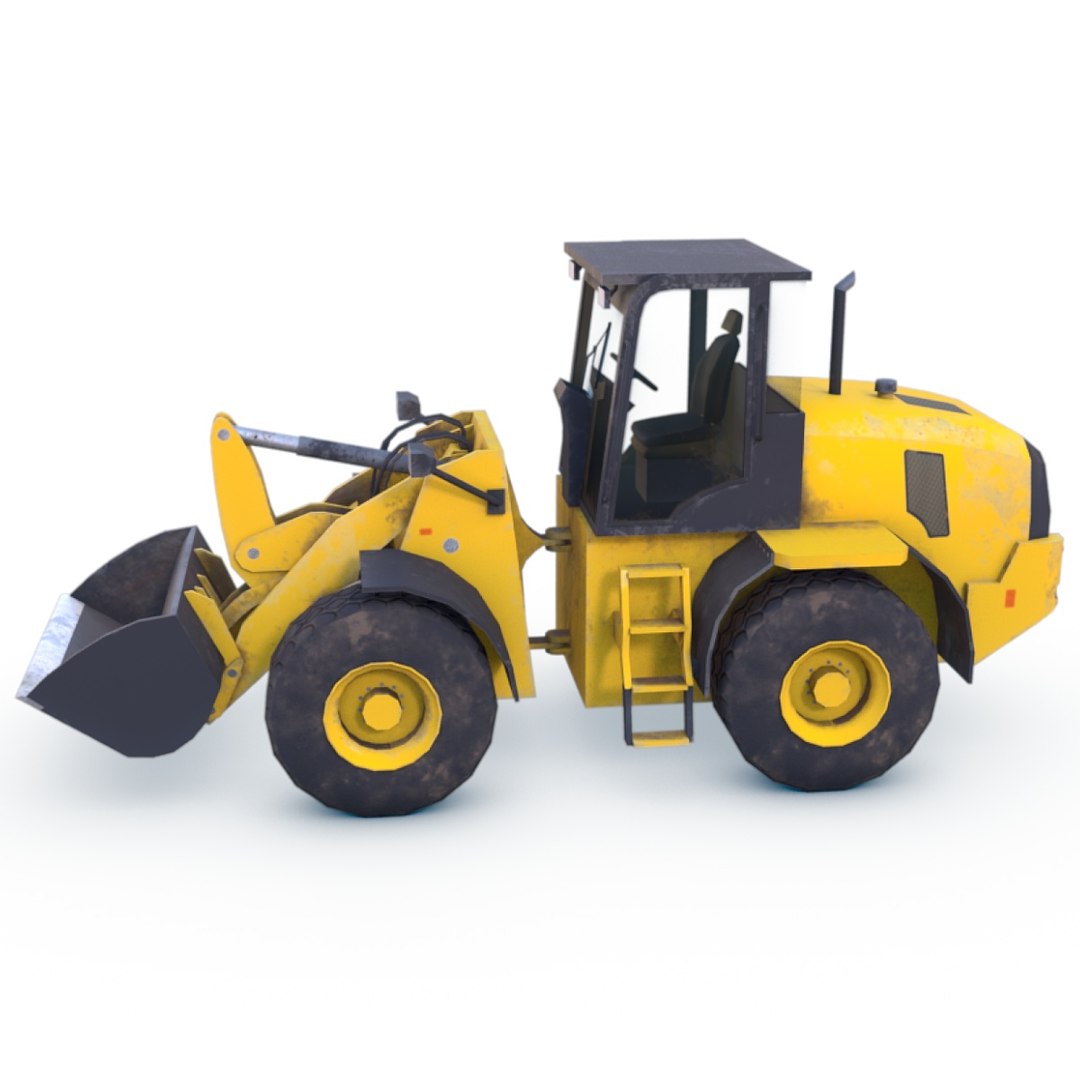 Wheel loader 3D model - TurboSquid 1213260