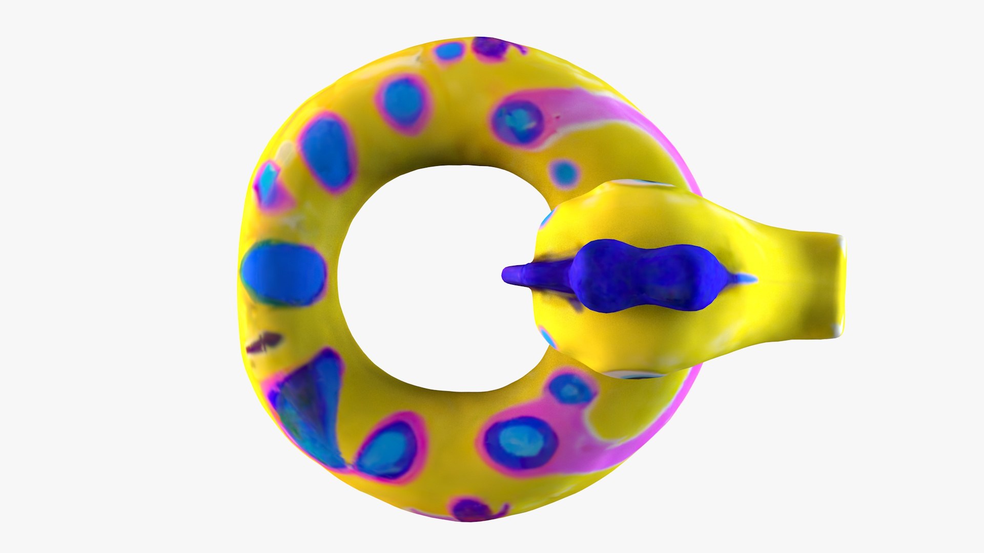 3D Colorful Seahorse Pool Float - TurboSquid 2319614