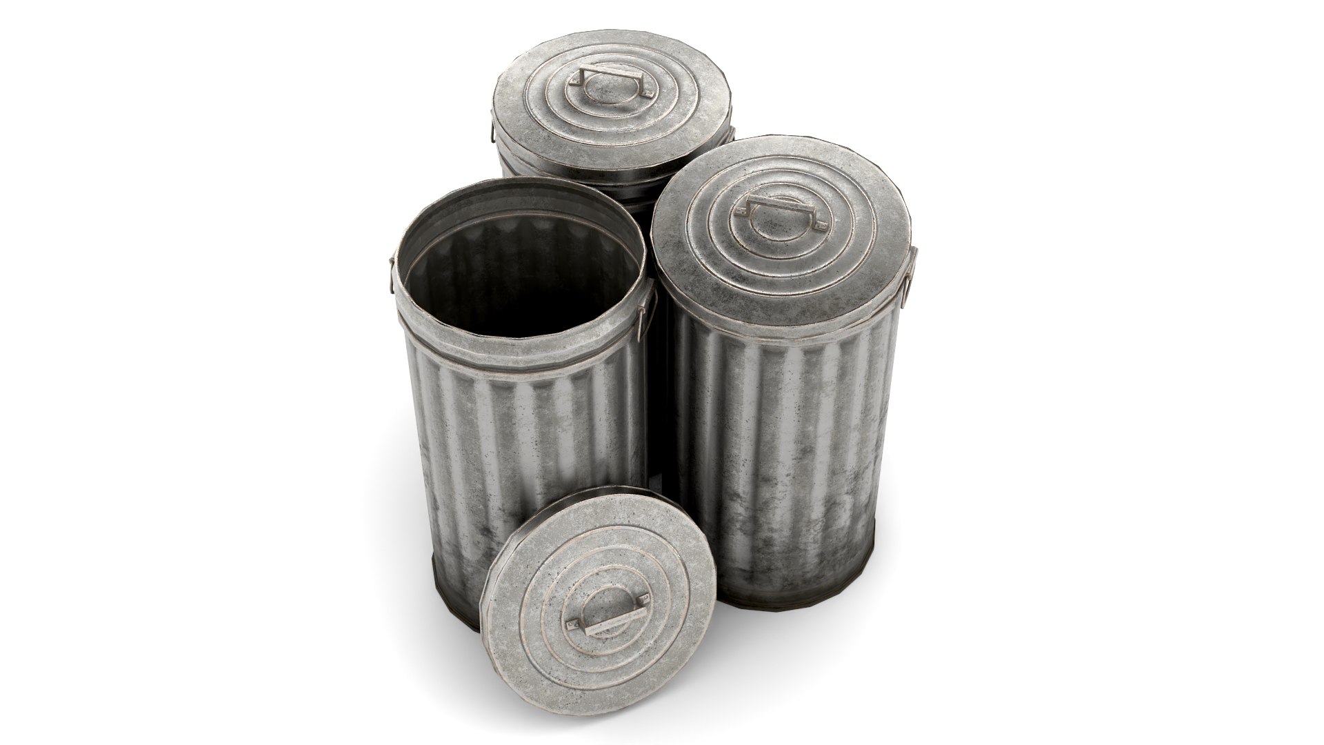 Trash 3D Model - TurboSquid 1680443