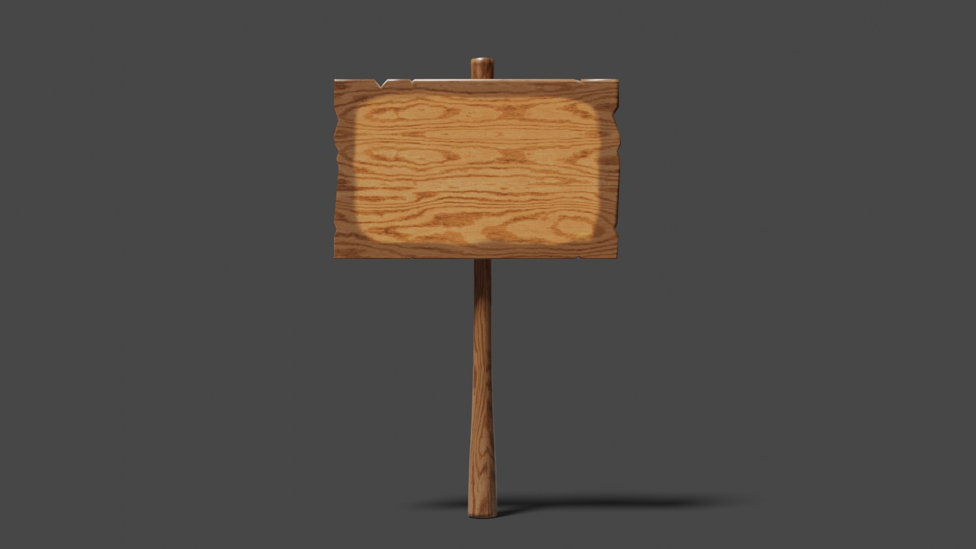 Wooden Sign 3D Model - TurboSquid 1770951