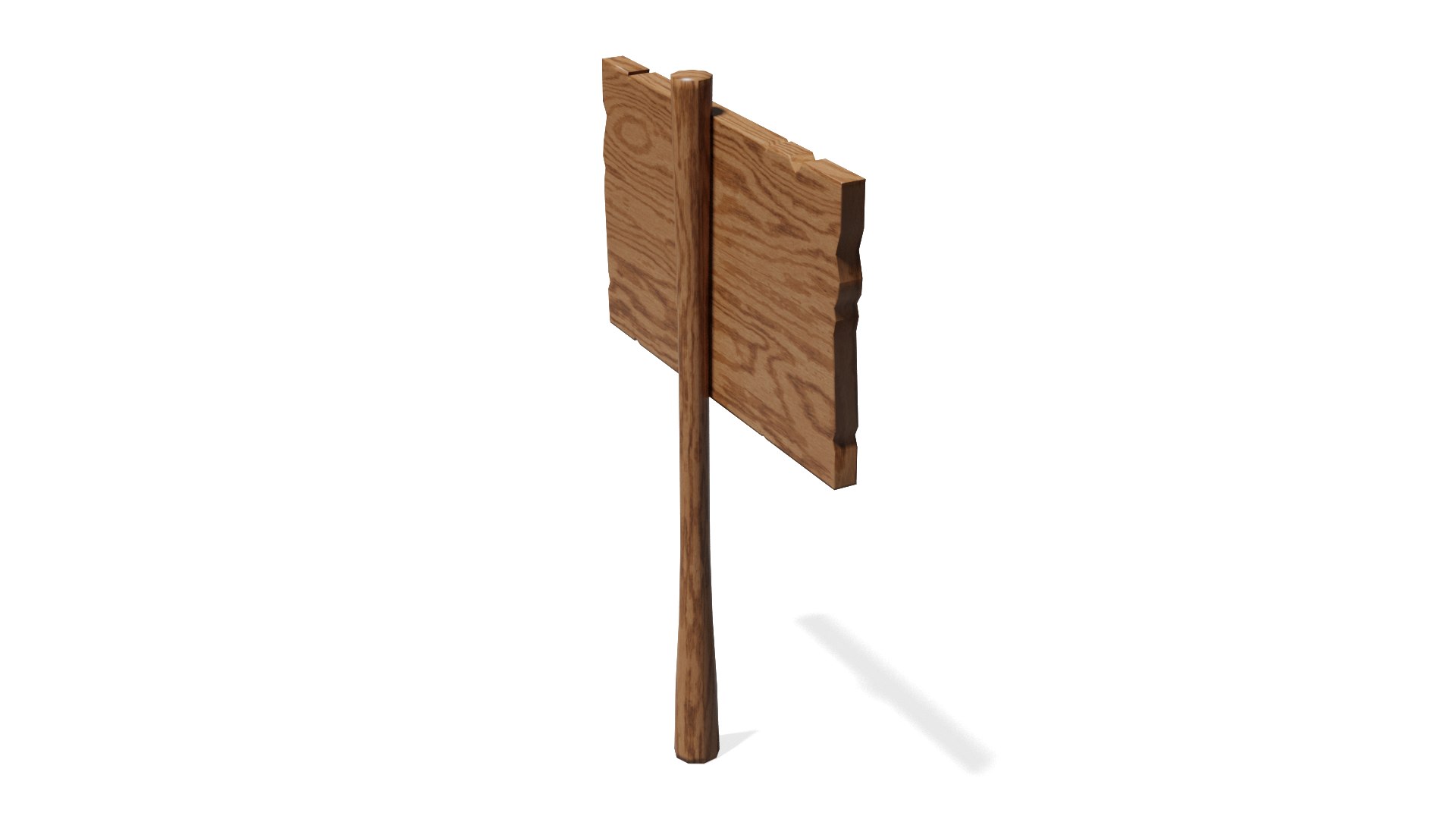 Wooden Sign 3D Model - TurboSquid 1770951