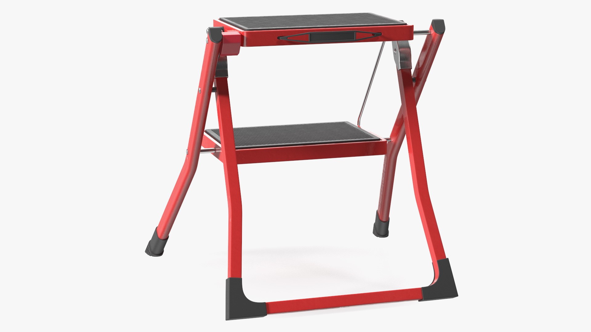 Step Stool Red 3D Model - TurboSquid 2086638