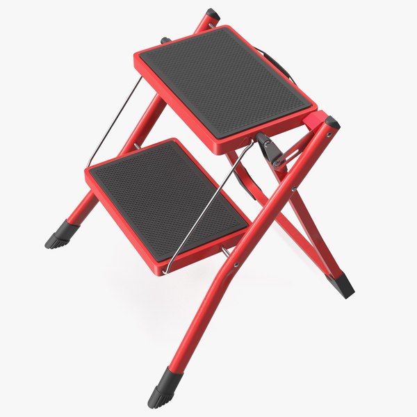 Step Stool Red 3D 모델 - TurboSquid 2086638