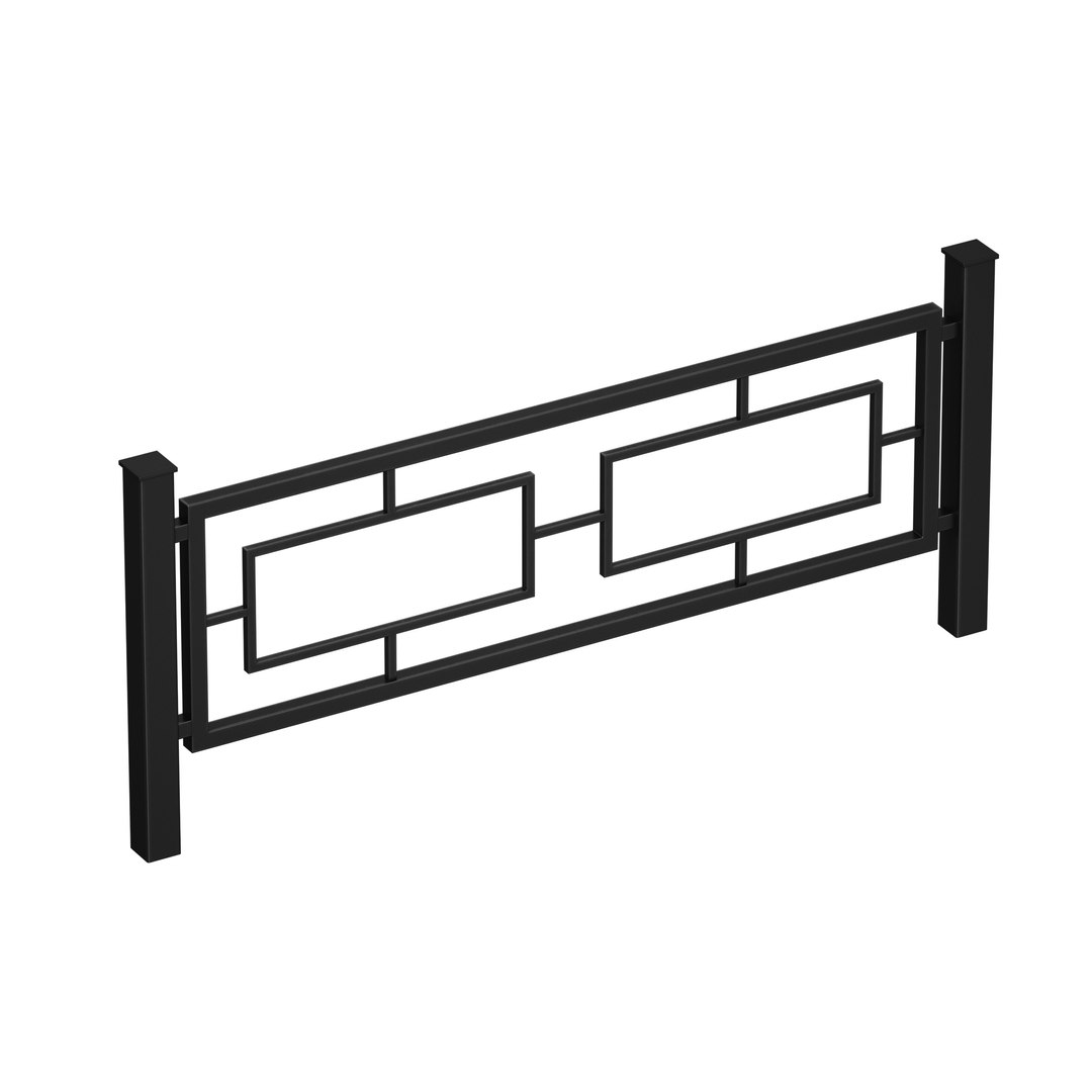 Street Fencing Metal Fence 3D Model - TurboSquid 2210481