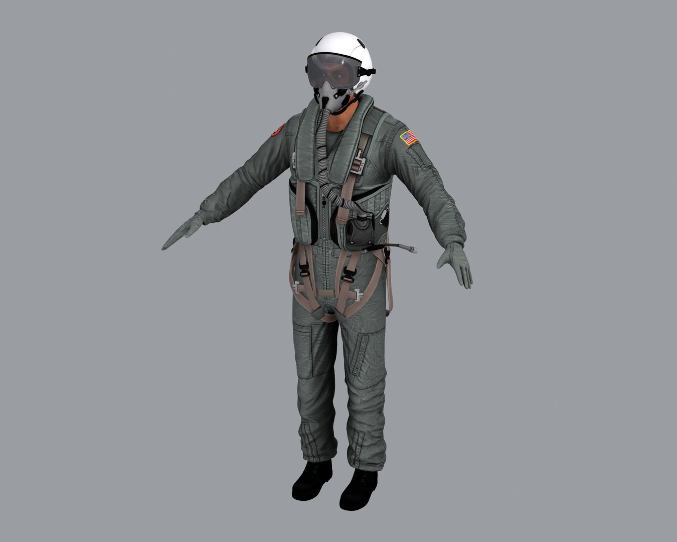 Fighter Pilot 3D model - TurboSquid 2078202