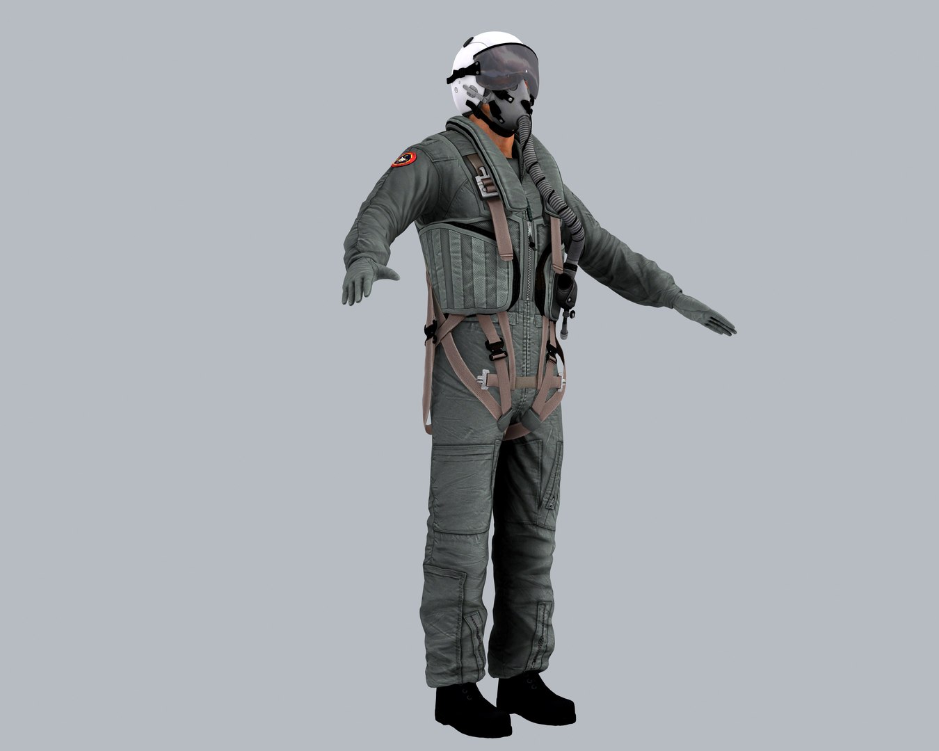 Fighter Pilot 3D Model - TurboSquid 2078202