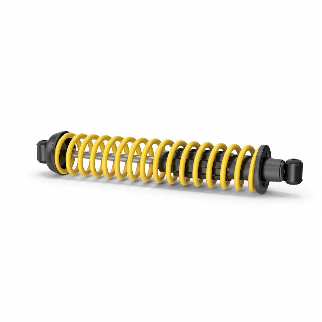 Yellow Car Shock Absorber 3D Model - TurboSquid 2422778