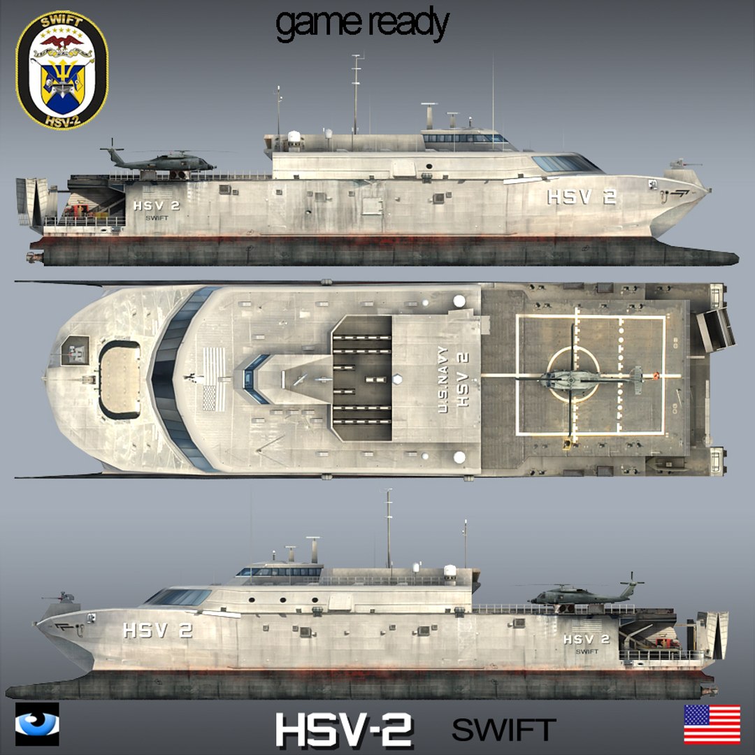 3dsmax Navy Hsv-2 Swift