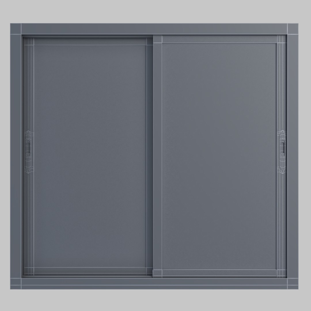 Sliding Window 3D Model - TurboSquid 2222223