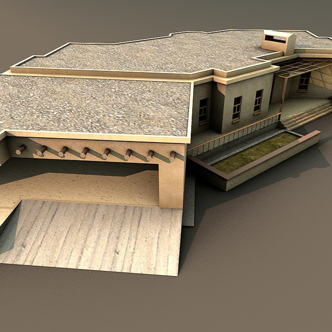House Interior Building 3d 3ds