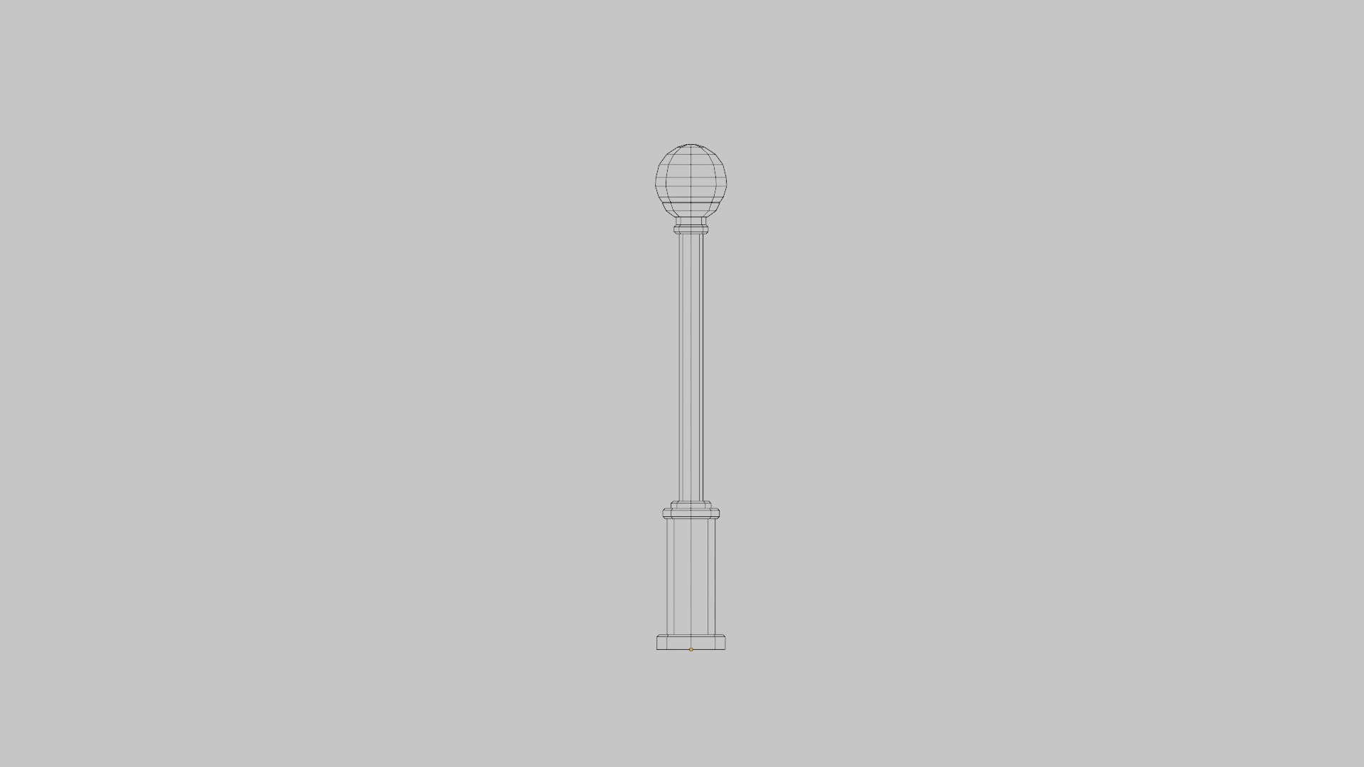 3D Low Poly Street Lamp Set model - TurboSquid 2083512