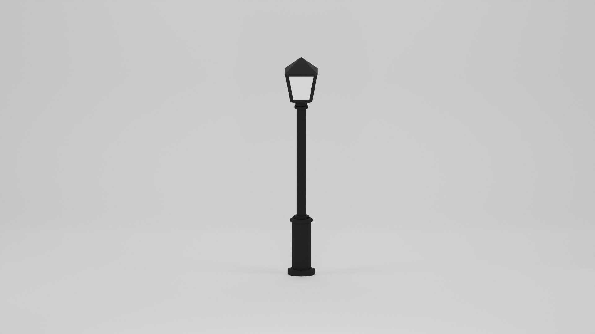 3D Low Poly Street Lamp Set model - TurboSquid 2083512
