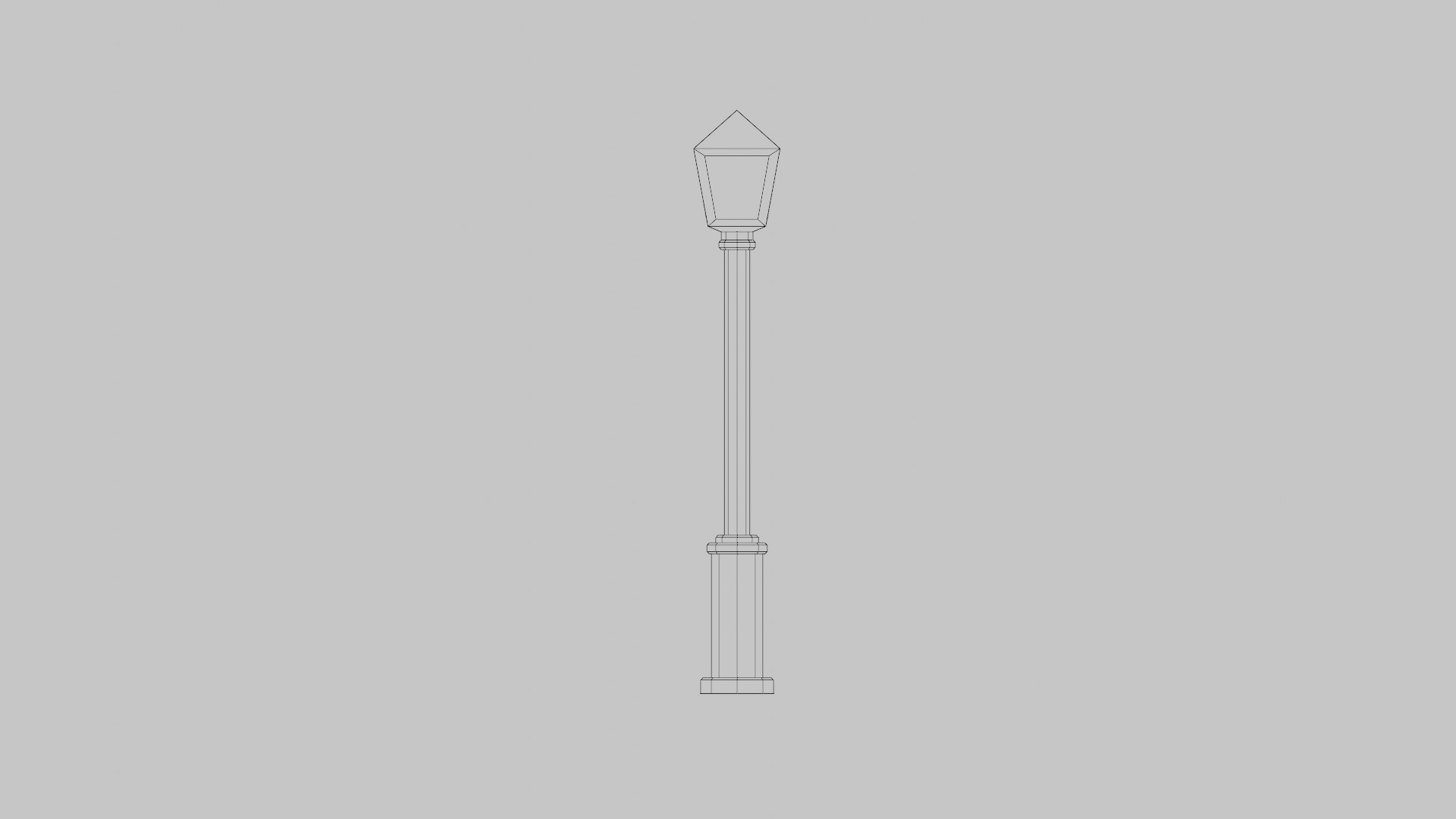 3D Low Poly Street Lamp Set model - TurboSquid 2083512