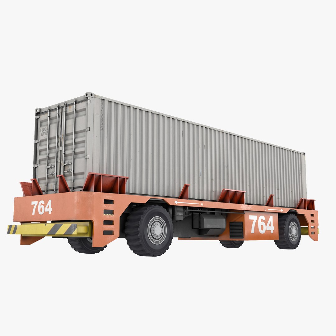 3d Automated Guided Vehicle Model