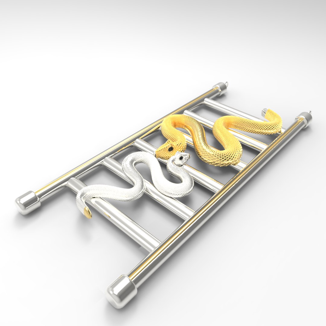 3D snake ladder - TurboSquid 1259742