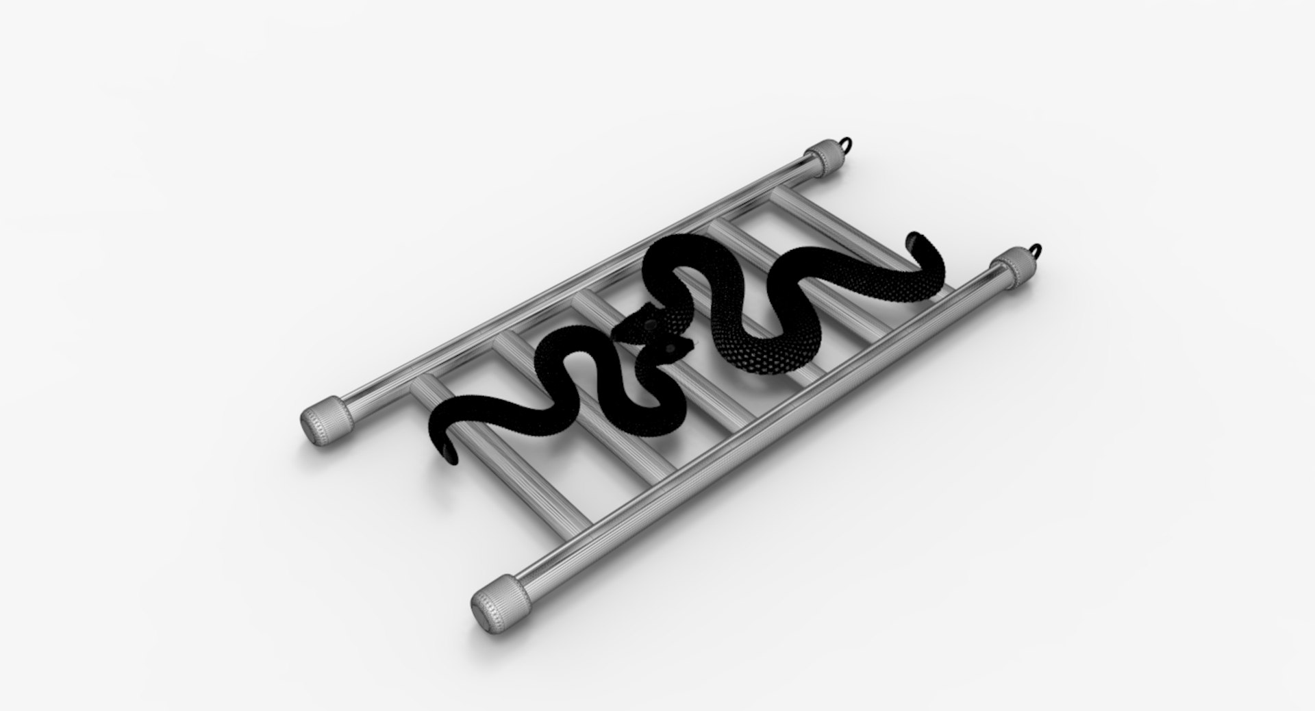 3D Snake Ladder - TurboSquid 1259742
