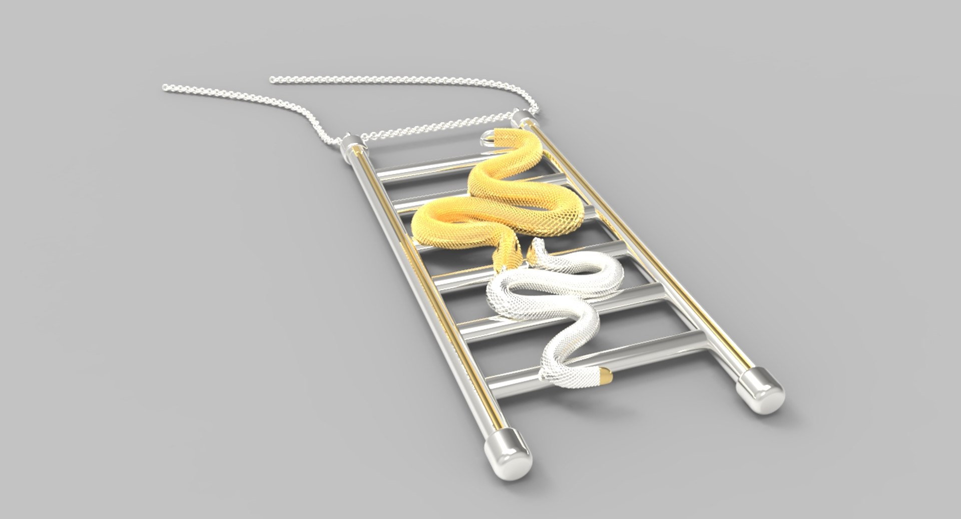 3D Snake Ladder - TurboSquid 1259742