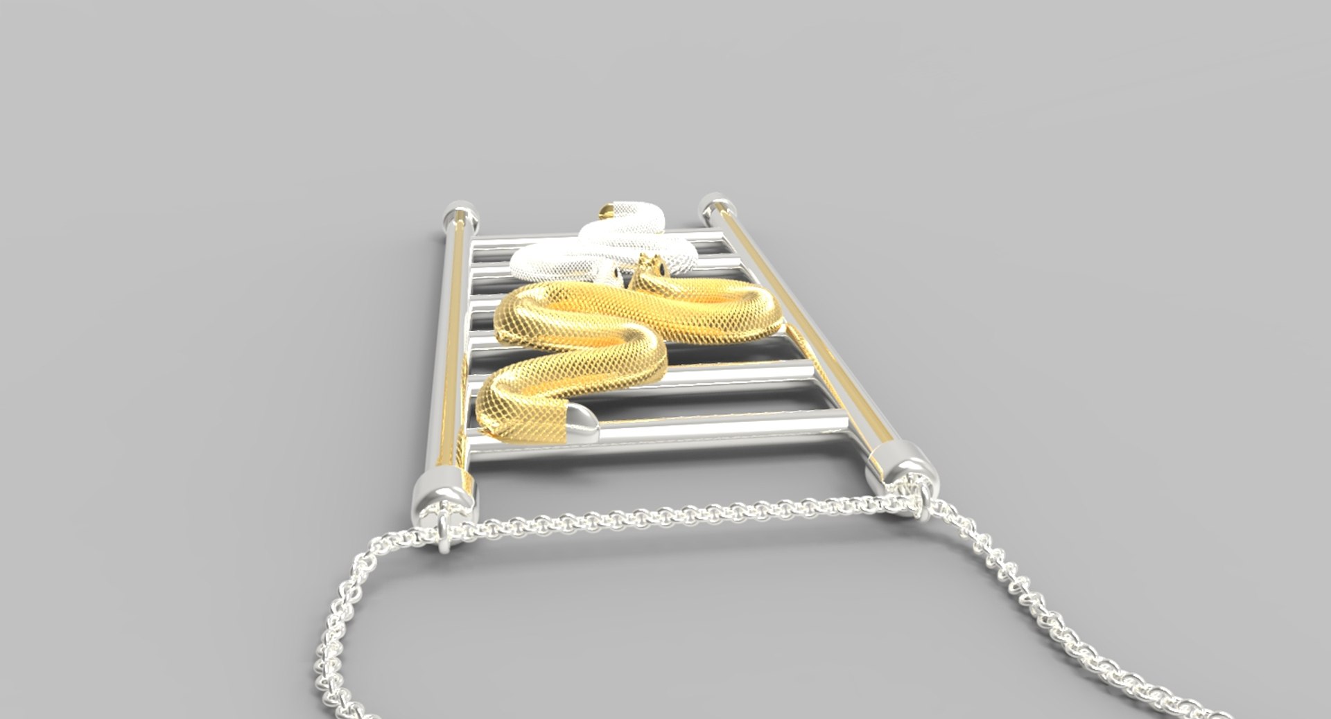 3D Snake Ladder - TurboSquid 1259742