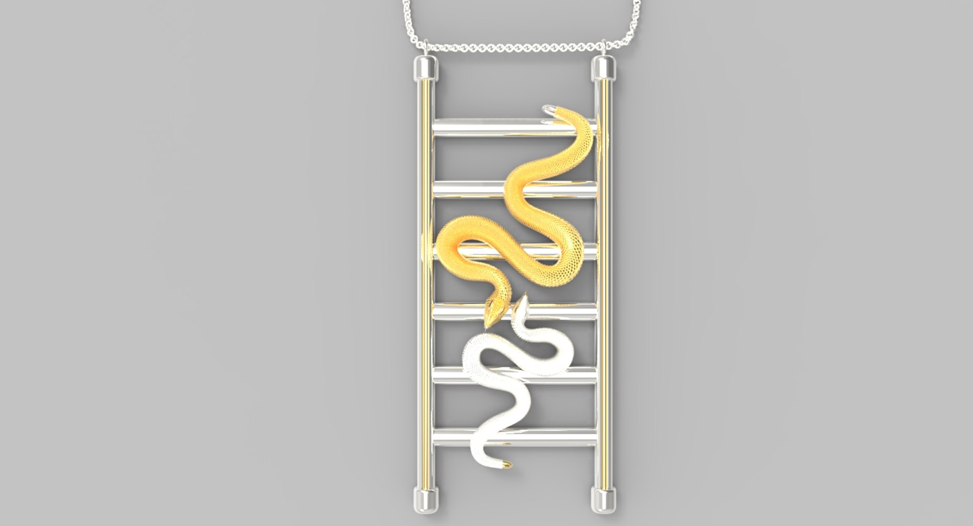 3D Snake Ladder - TurboSquid 1259742