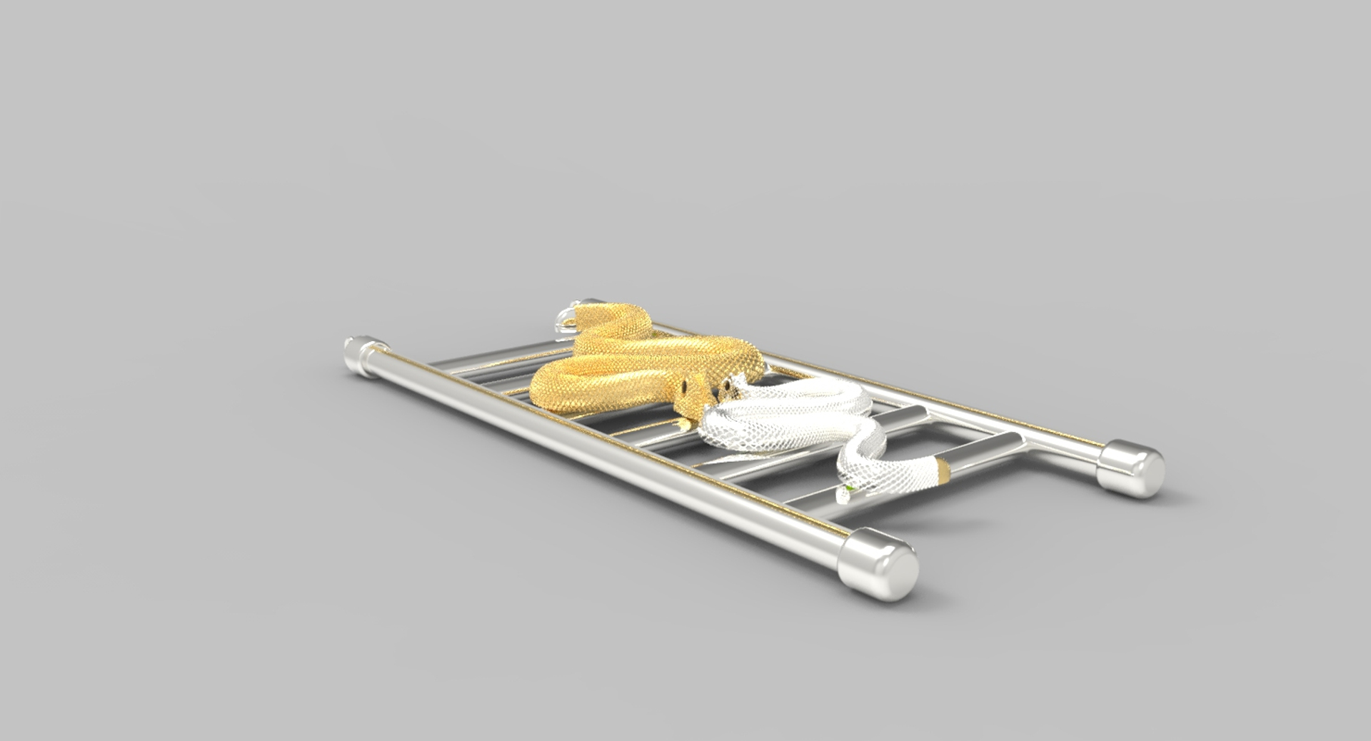 3D Snake Ladder - TurboSquid 1259742