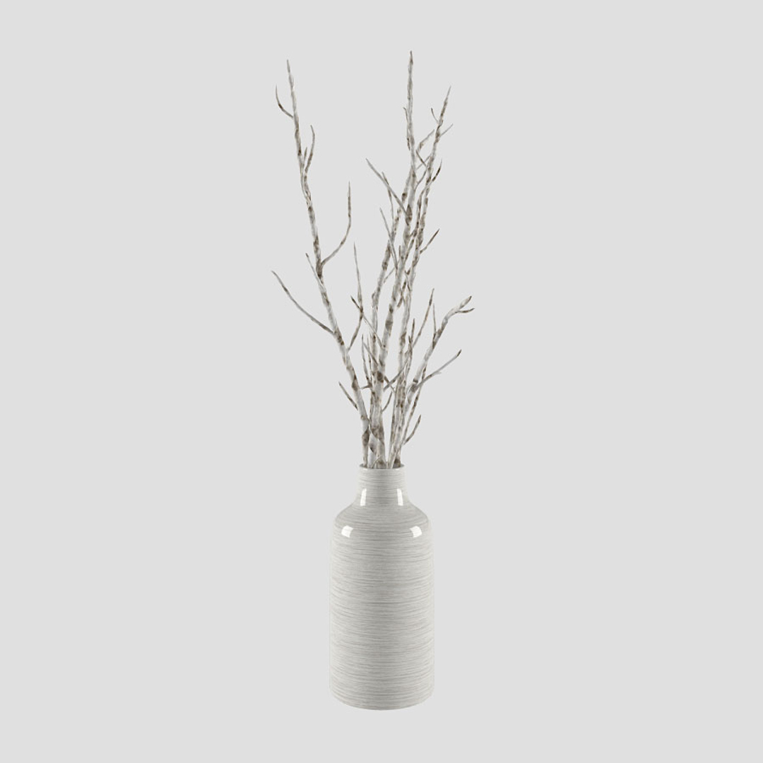 Bunch Paper Branches Decoration 3D - TurboSquid 1656572