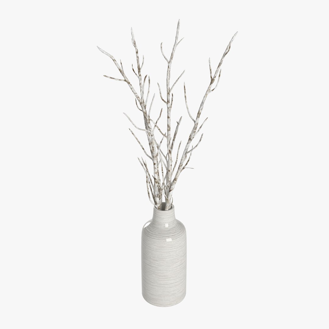 Bunch Paper Branches Decoration 3D - TurboSquid 1656572