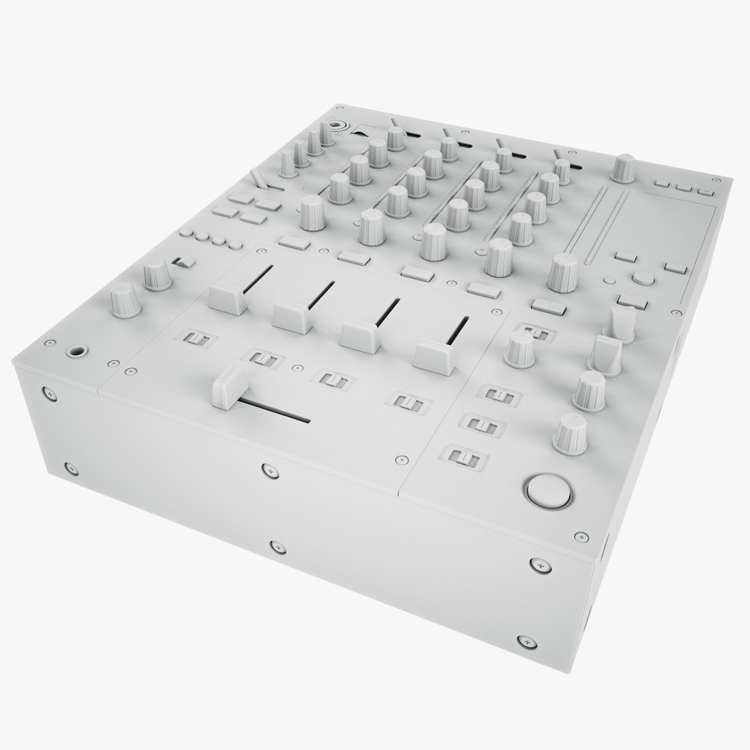 3d model dj mixer pioneer djm-850