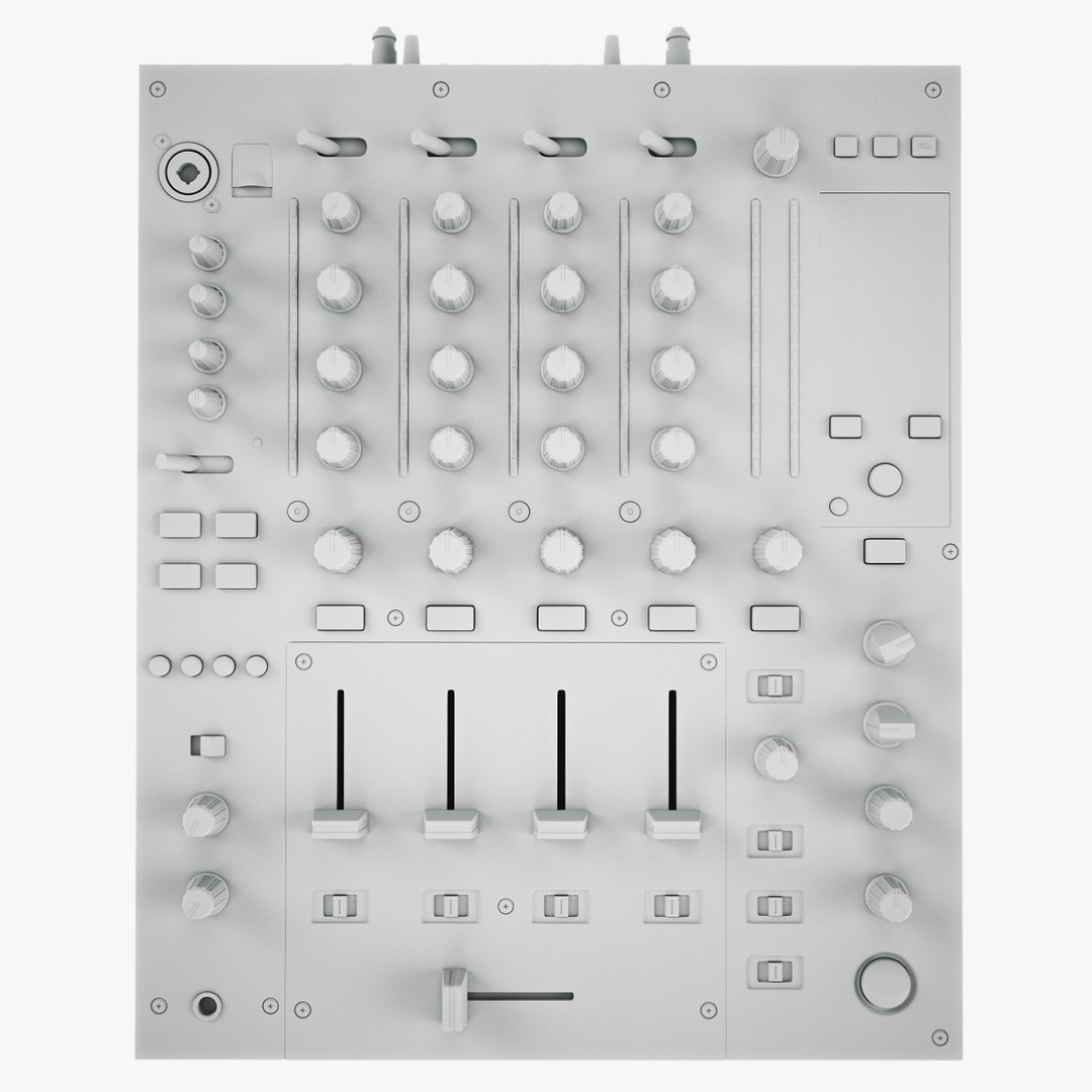 3d model dj mixer pioneer djm-850