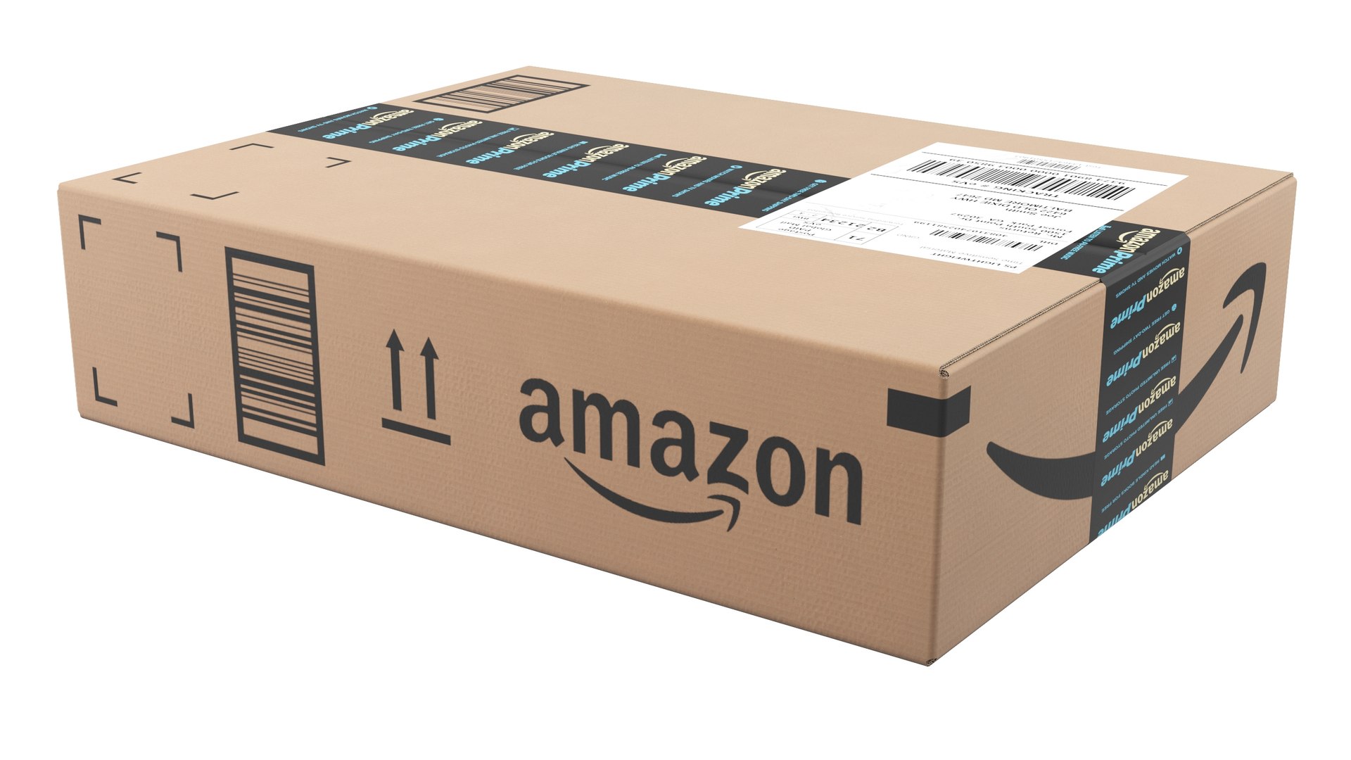 Amazon Parcels Box 40x30x10cm 3D Model - TurboSquid 1990828