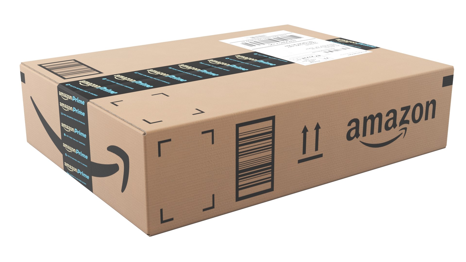 Amazon Parcels Box 40x30x10cm 3D Model - TurboSquid 1990828