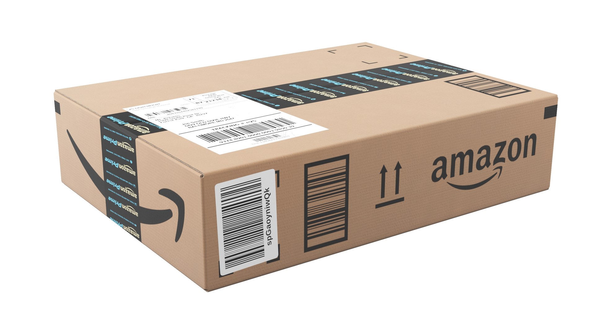 Amazon Parcels Box 40x30x10cm 3D Model - TurboSquid 1990828