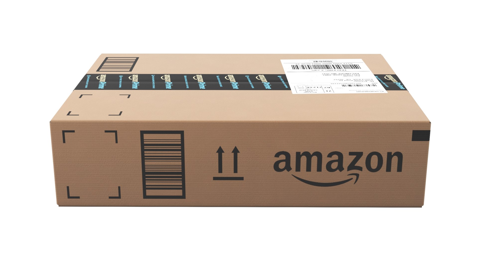 Amazon Parcels Box 40x30x10cm 3D Model - TurboSquid 1990828
